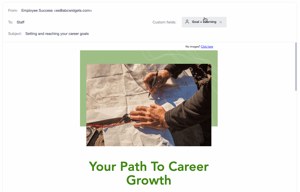 Dynamic content tags